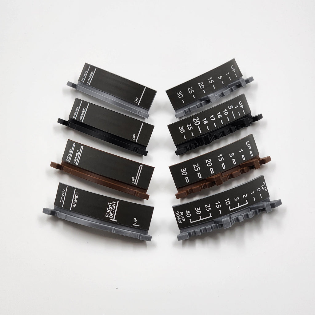 7X7 Flap & Speedbrake Detent Gates Add-On Kit – FLIGHT SIM FACTORY