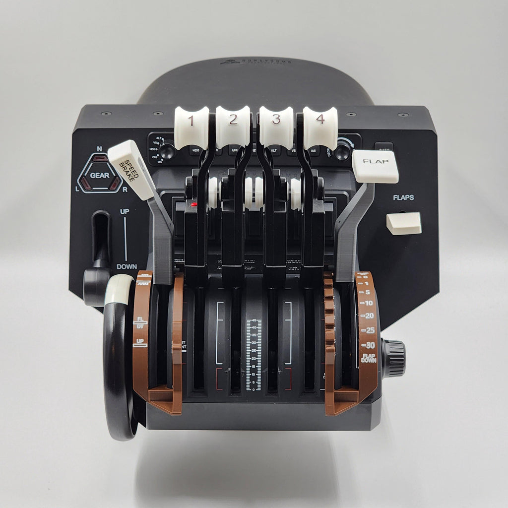 747 Throttle Set for Honeycomb Bravo, Flight Simulator – FLIGHT SIM FACTORY