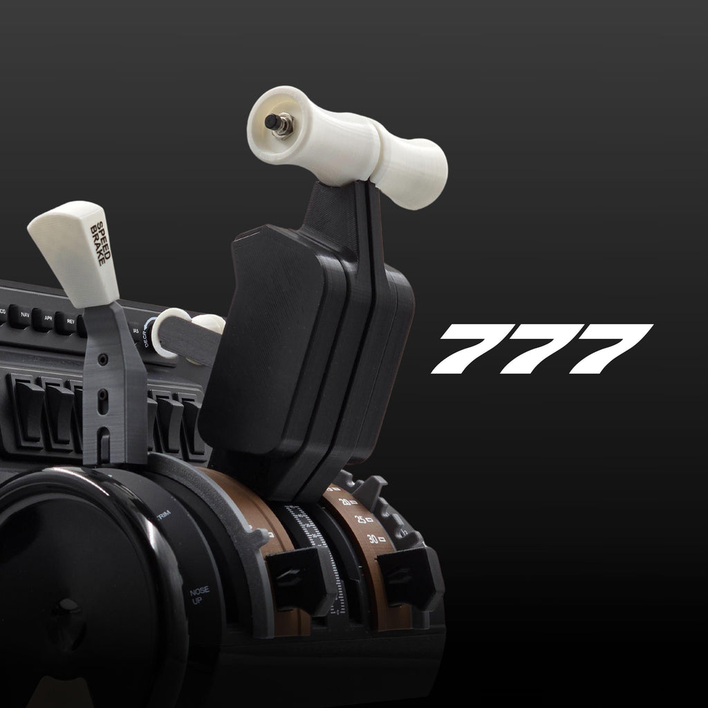 777 PRO V3 Full Electronic Thrust Lever Set, For Honeycomb Bravo Throt ...