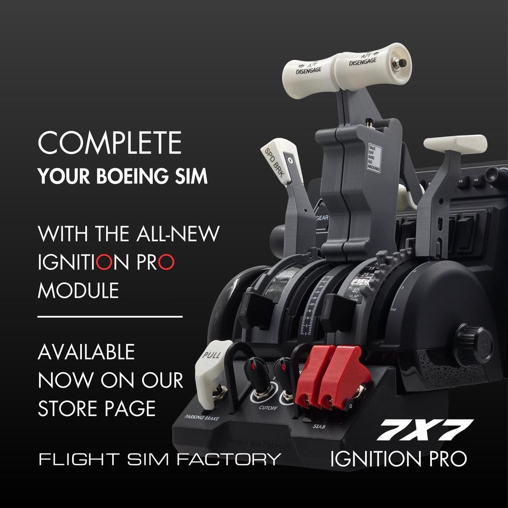 737 PRO Thrust Lever Set, For Honeycomb Bravo Throttle – FLIGHT SIM FACTORY
