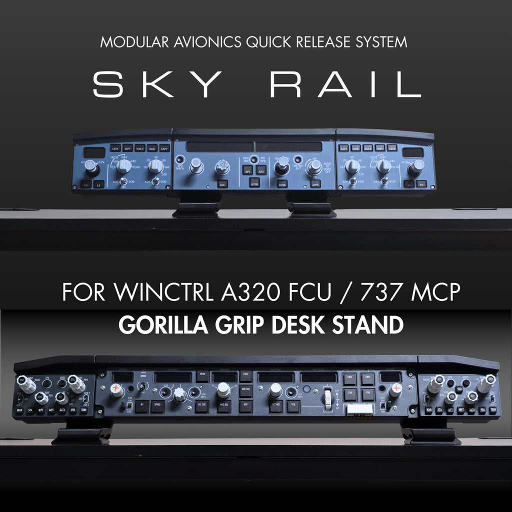 Desk Mount for WinCtrl / Winwing A320 FCU and 737 MCP – FLIGHT SIM FACTORY
